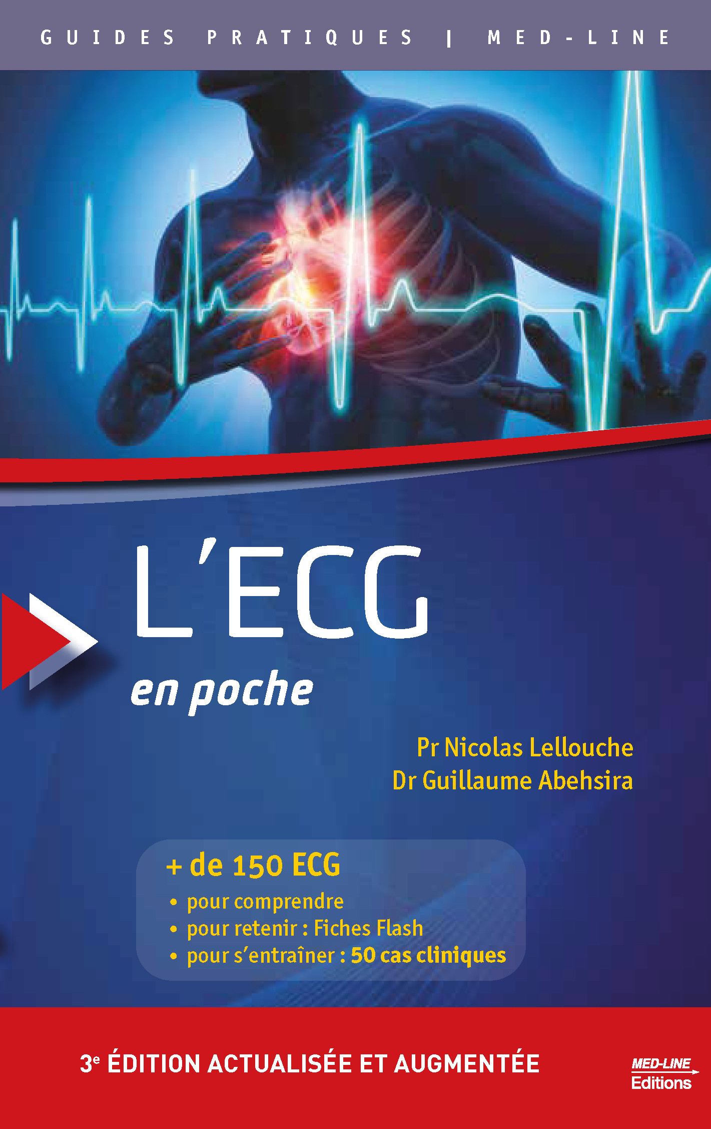 L’ECG en poche | MEDILAM Librairie médicale